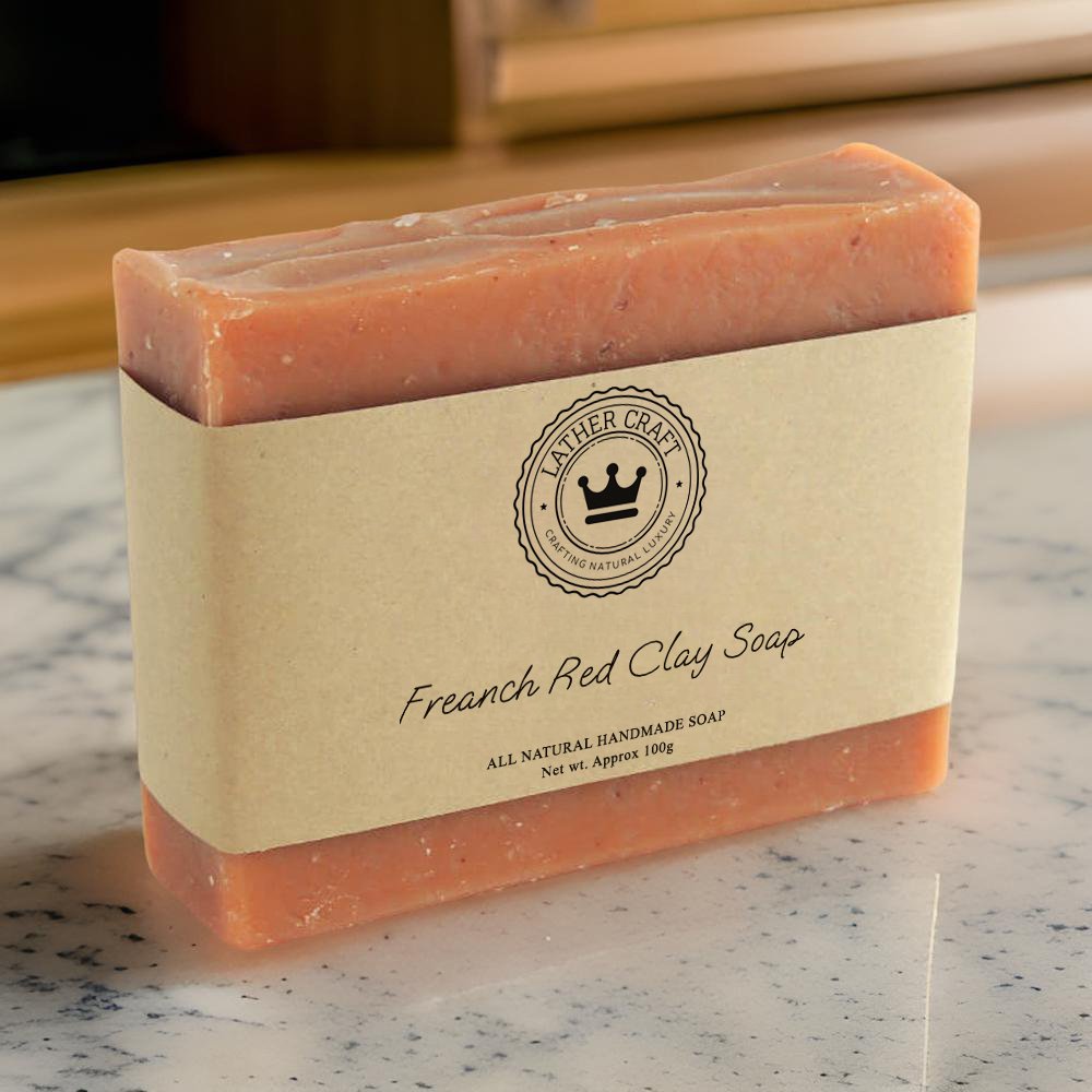 French Red Clay - lathercraft - Home of the best cold processed soaps